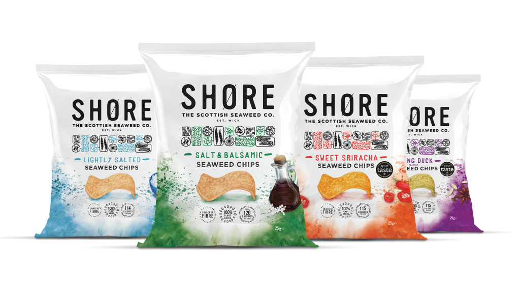 SHORE Seaweed: Snacks and food made from Scottish seaweed