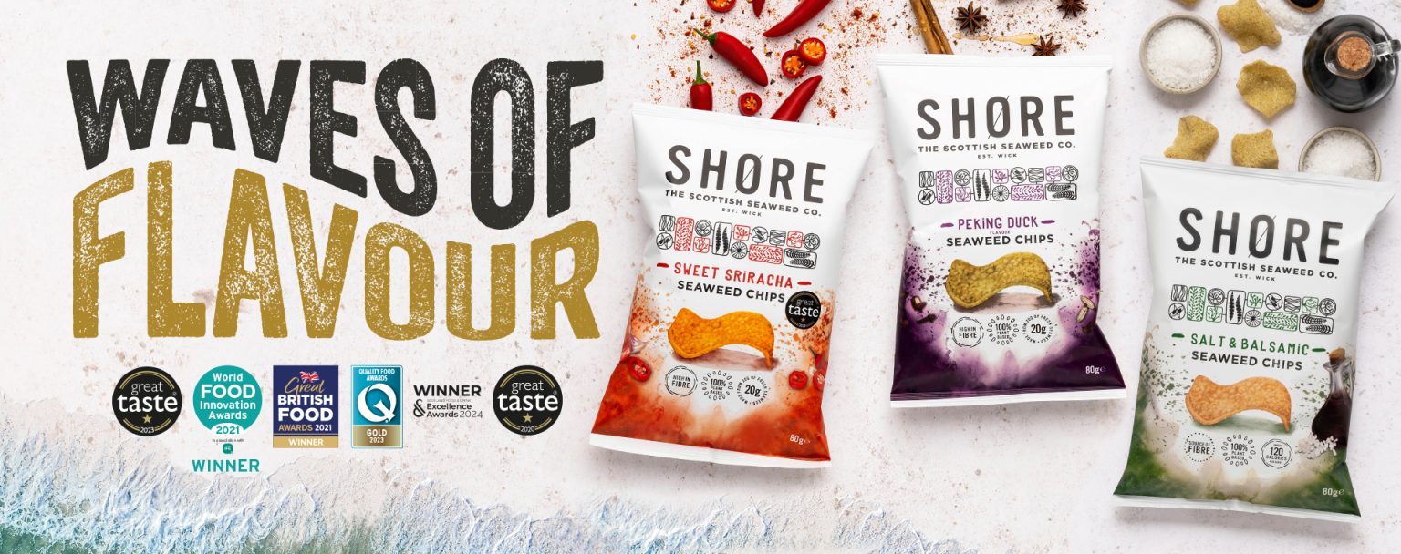 SHORE Seaweed: Snacks and food made from Scottish seaweed